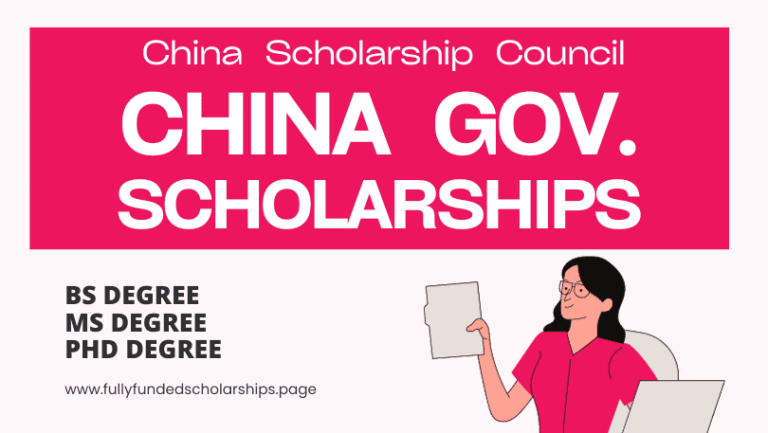 China Government CSC Scholarships 2024 Benefits, Application Process ...
