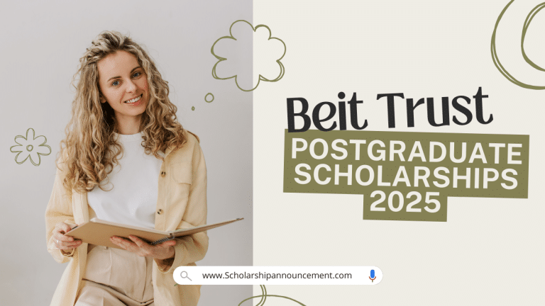 Beit Trust Postgraduate Scholarships 2025 - Scholarships Announcement